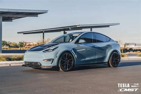 Cmst Genuine Carbon For Wide Body Arches Fender Flares Tesla Model Y 2