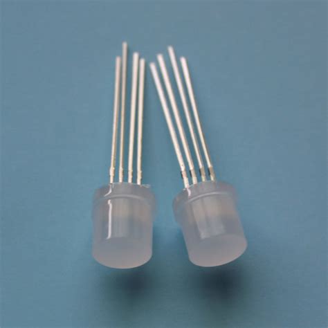 Super Bright Common Anode Cathode Flat 8mm 4 Pin Rgb Diffused Led Diode Flat 8mm Led And 4 Pin