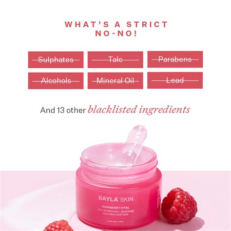 Raspberry Skin Brightening Face Mask For Glowing Skin