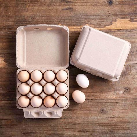 Vintage Egg Cartons 30 Pack Blank Natural Paper Pulp Square Dozen Egg Cartons Eggs Classical