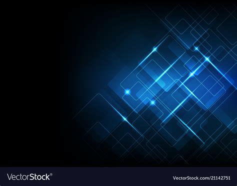 Background Abstract Polygon Data Technology Vector Image