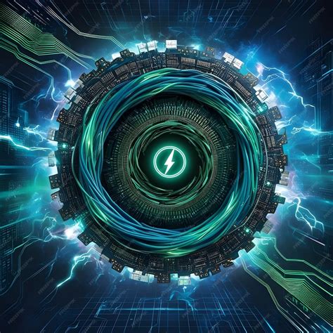 A Circle With A Flash That Says Flash On It Premium Ai Generated Image