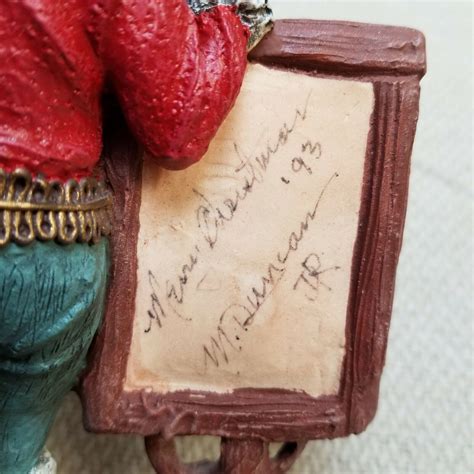 Vintage 1993 Duncan Royale History Of Santa Claus Signature Piece Resin Pixie 7 4661627749