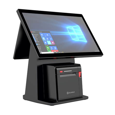 Scangle Pos D2 Kassensystem Pos Terminal With 80mm Thermal Printer Pos