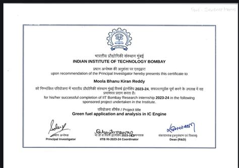 Bhanu Kiran Reddy On Linkedin Iitbombay Greenfuel Sustainableenergy