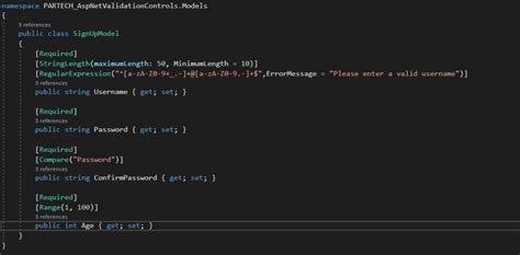 how to perform validations in asp web applications