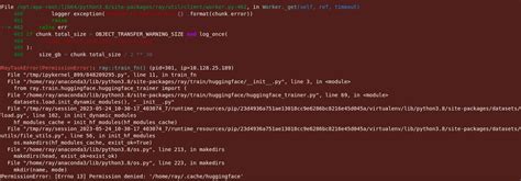 permission denied error when not using the default namespace in hf