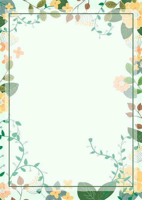 Kraft Paper In Dark Brown Page Border Background Word Template And