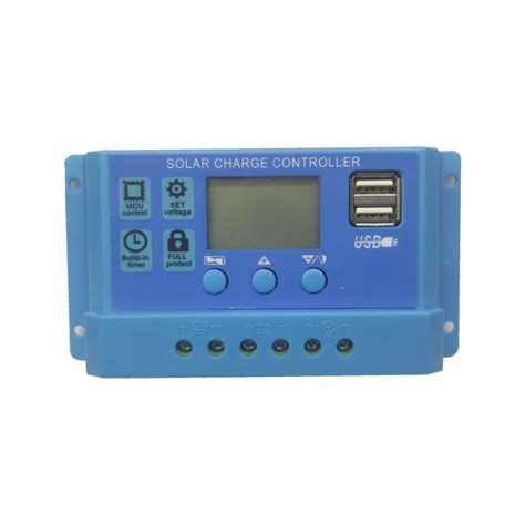 111v 12v 10a 20a 30a Pwm Solar Charge Controller Over Voltage Over