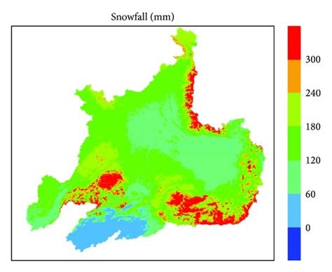 Spatial Distribution Of Accumulated Snowfall Snowmelt Sublimation Download Scientific