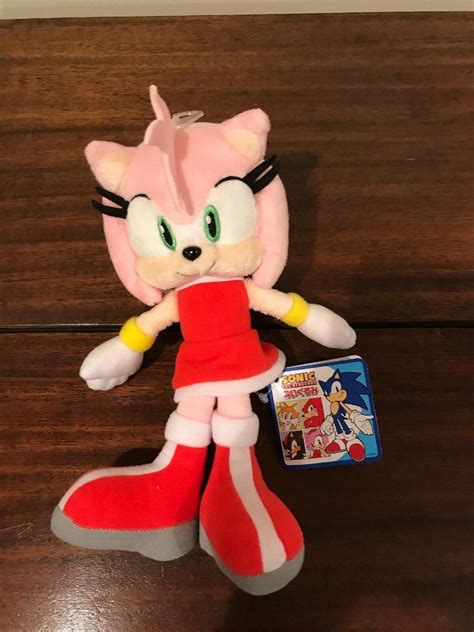 Rare Sanei Sega Sonic The Hedgehog Amy Plush 2012 9” Nwt New With Tag