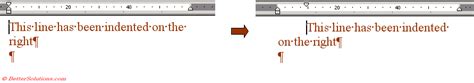 Word Paragraphs Indents