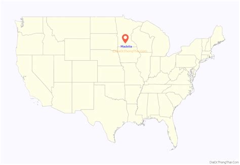 Map Of Madelia City Thong Thai Real