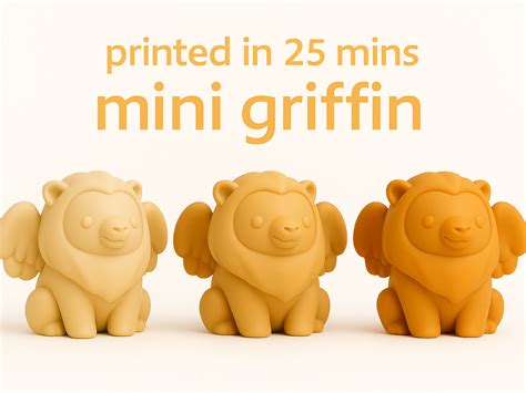 Mini Griffin Mythical Guardian Quick Print By Crafteddesigns
