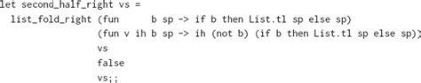 the tortoise and the hare algorithm for finite lists compositionally