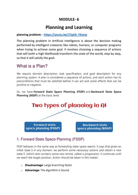module 6 ai these notes contents lecturer notes of ai subject