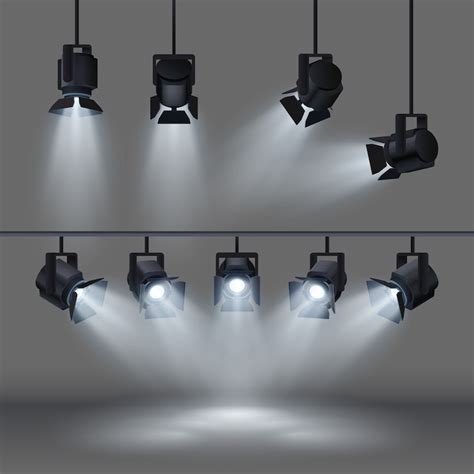 조명 빛 종류 벡터 Freepik에서 무료 고품질 벡터를 다운로드하세요 Freepik