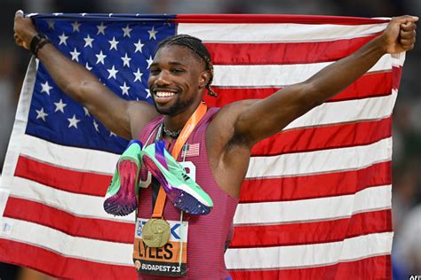 American Lyles Wins Third 200m Title For Rare World Sprint D