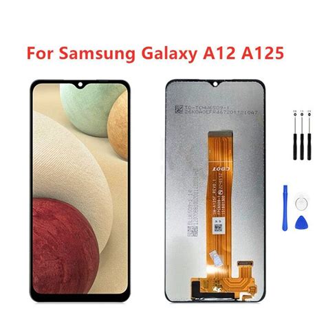 Samsung Galaxy A12 Display Samsung A125f Lcd Display Touch Screen Black Daraz Lk