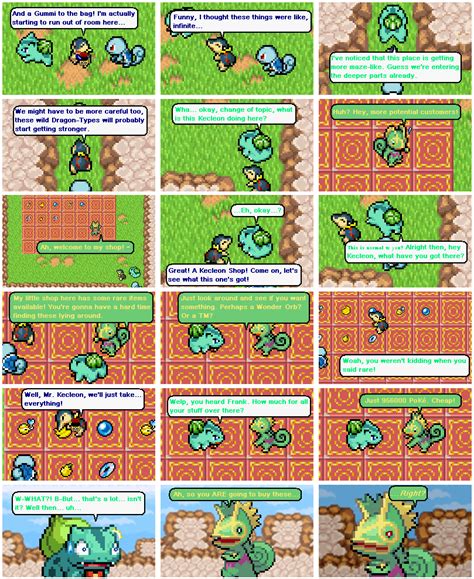 392 Kecleon Shop Pokemon Mystery Dungeon Saga Comic Fury Comic