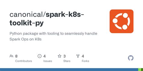 github canonical spark k8s toolkit py python package with tooling to