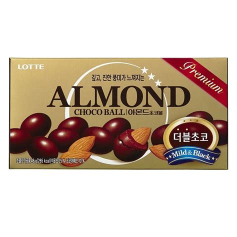 Lotte Korean Premium Almond Choco Ball Chocolate And Nut Candy Dessert 46 Grams Lazada Ph