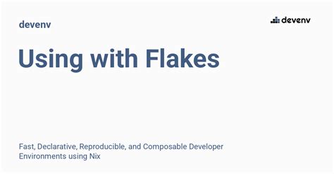 Using With Flakes Devenv
