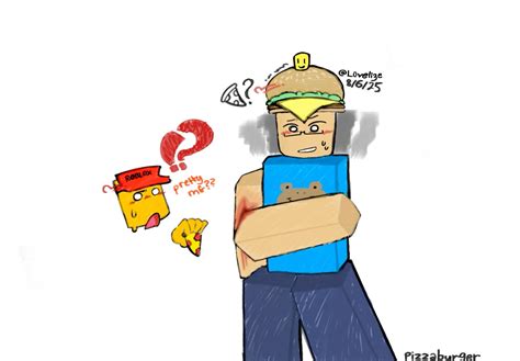 Silly Pizzaburger Pizza Burger And Elliot Fanart Pizza Burger X