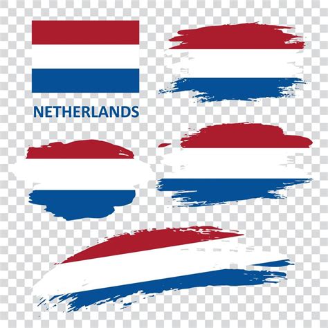 Set Of Flags Of The Netherlands 46524565 Vector Art At Vecteezy