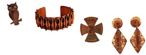 Mid Century Copper Jewelry A Different Kind Of Vintage Style