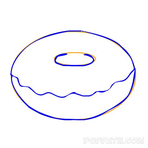How To Draw A Cute Kawaii Donut Pop Path