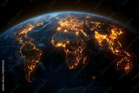 Global Connectivity Earths Digital Pulse Concept Technology Trends Interconnected World