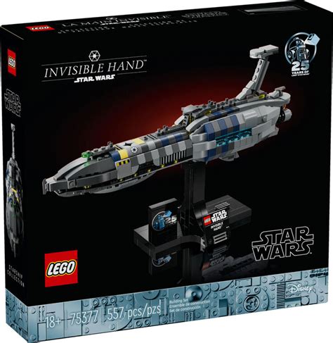 Lego Star Wars Invisible Hand 25th Anniversary Building Set 75377