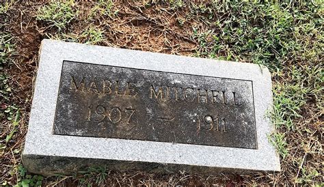 Mable Mitchell 1907 1911 Find A Grave Memorial