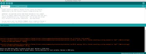Error While Uploading Examples Into Arduino Uno · Issue 31 · Adafruit