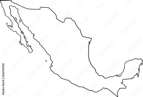 Doodle Freehand Drawing Of Mexico Map Stock Illustration Adobe Stock