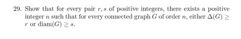 solved 29 show that for every pair r s of positive