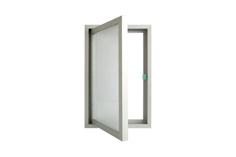 Алуминиева ревизионна вратичка за баня кризет стъкло 20 25 Изидор