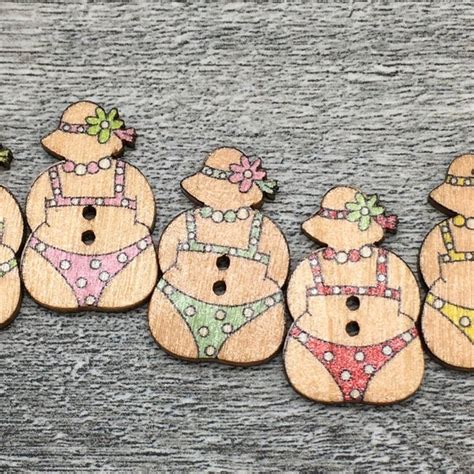 Beach Theme Buttons Etsy