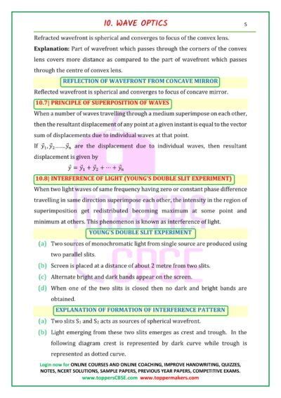 Cbse Class 12 Physics Notes Of Chapter 10 Toppers Cbse Online Coaching Ncert Solutions Notes