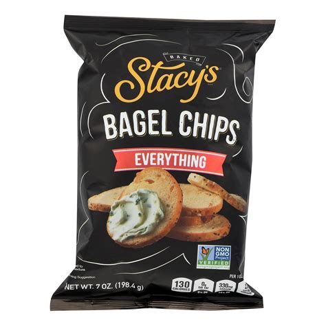 Stacys Crispy Everything Bagel Pita Chips Pack Of 12 7 Oz Gmo Free