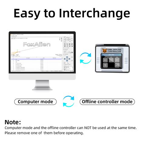 mua foxalien cnc offline controller with touch screen lcd grbl control