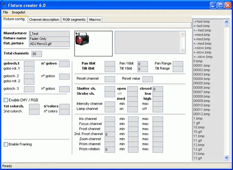 Fixture Creator If I Dont Have The DMX Table FreeStyler Wiki