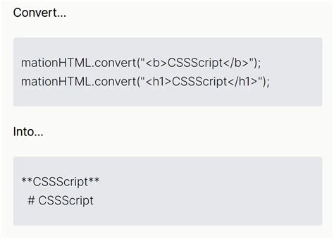 Convert Html To Custom Formats With Mationhtmljs Css Script