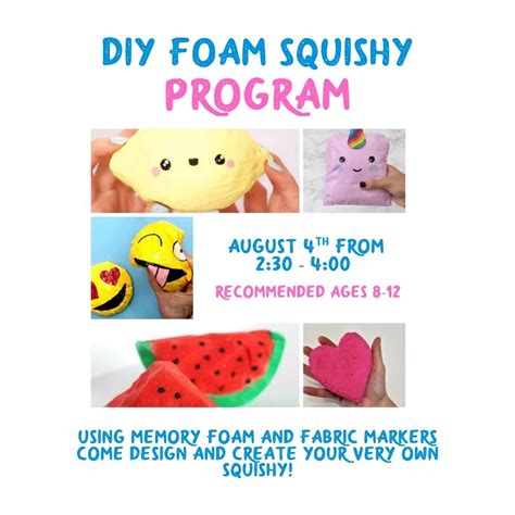 Diy Foam Squishies Mccracken County Public Library