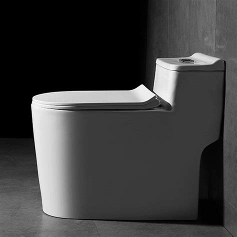 Traditional Cotton White Urine Toilet Siphon Jet Toilet Bowl With