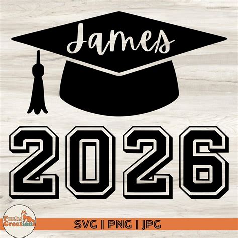 Svg De Graduado 2026 Diseño De Birrete Personalizado Descarga Digital Etsy España