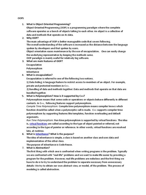 Opp Pdf Class Computer Programming Method Computer Programming