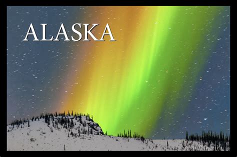 Aurora In Brooks Range Postcard Pc Mark Kelley