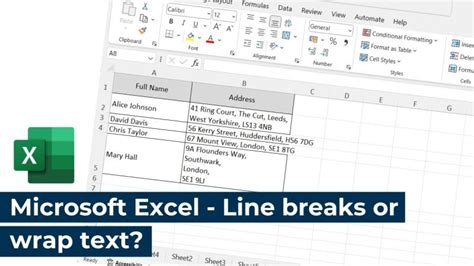 Learn Line Breaks And Wrap Text In Microsoft Excel Techify Learning